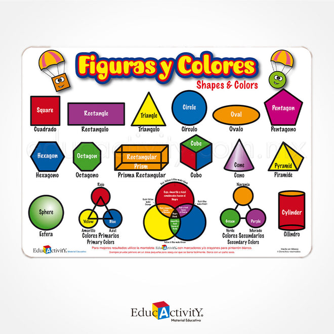 Manteleta Educativa de Figuras y Colores – Educactivity